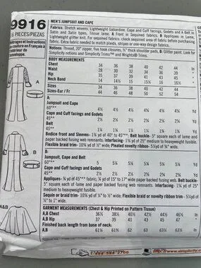 Simplicity | Other | Simplicity Patterns 996 Costumes Sizes 444 1970s ...